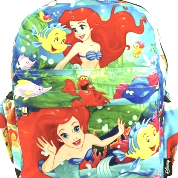 Disney | Accessories | Disney Princess Ariel Deluxe Mini Backpack Nwt ...